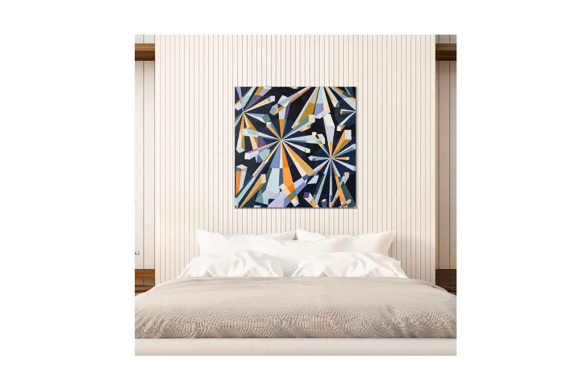 PURPLE STUDY by Rebecca Moy | Cool Modern Wall Art | Apt2B