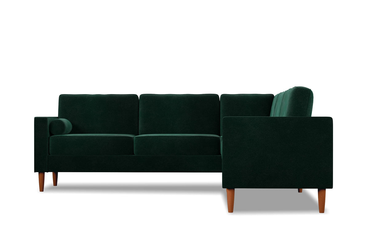 Samson 2pc L-Sectional Sofa :: Leg Finish: Pecan - Apt2B